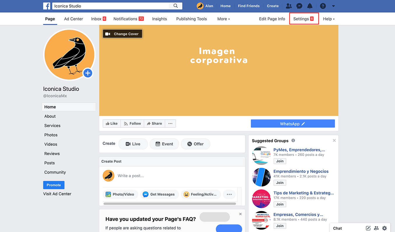 Cómo agregar personas a una página de Facebook | Iconica Studio